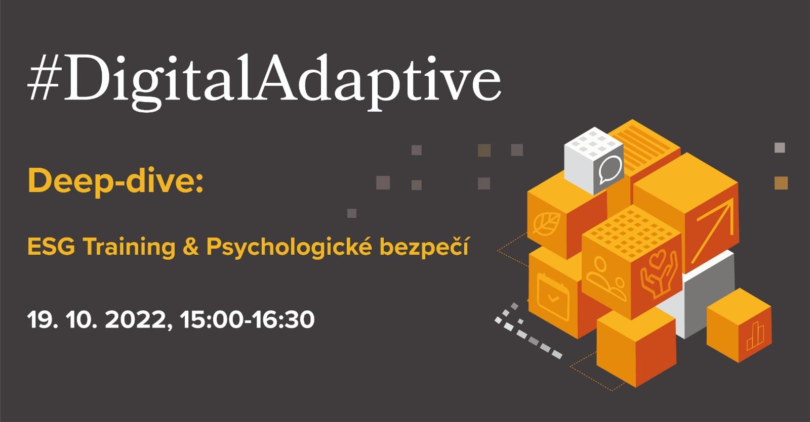 Registrujte se. Čtvrtá konference Digitální adaptivní organizace je tady